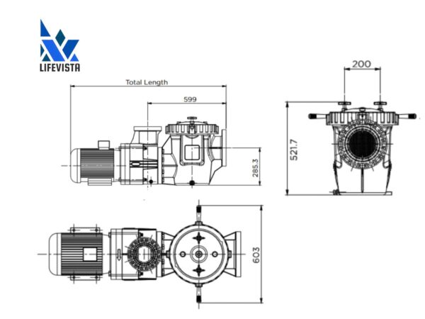Bơm hồ bơi Waterco Hydrostar Plus Pump 5.5KW - 11KW