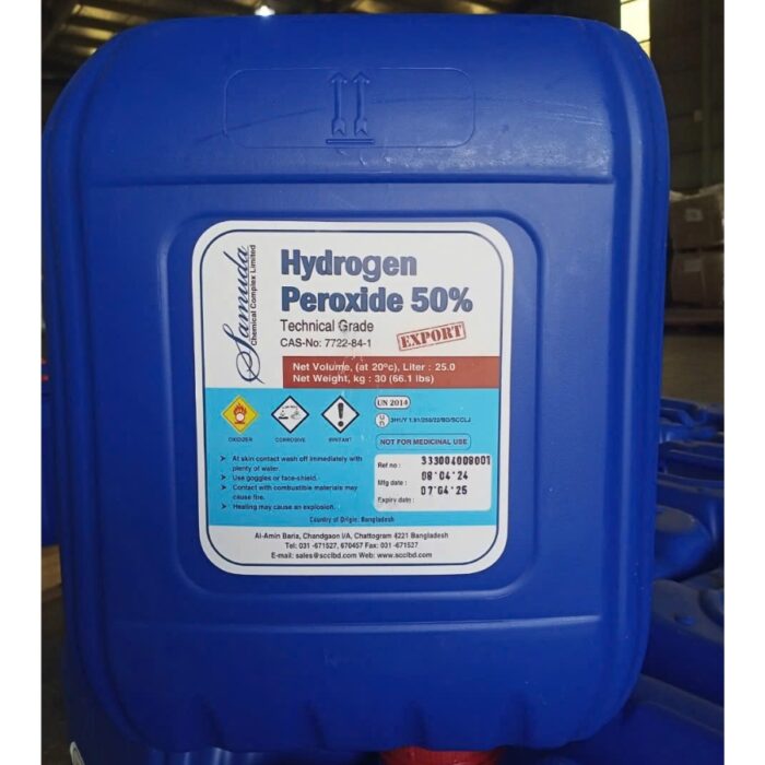 Oxy già công nghiệp | Hydrogen Peroxide 50% (H2O2) | Can 35Kg